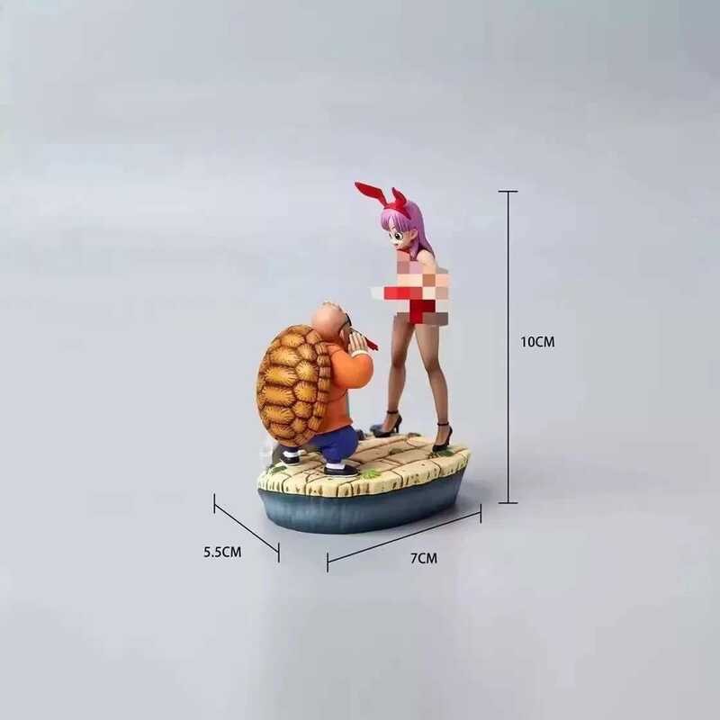 Anime 10Cm/3.93 Dragon Ball Z Figure Master Roshi Bulma Action Figure ...