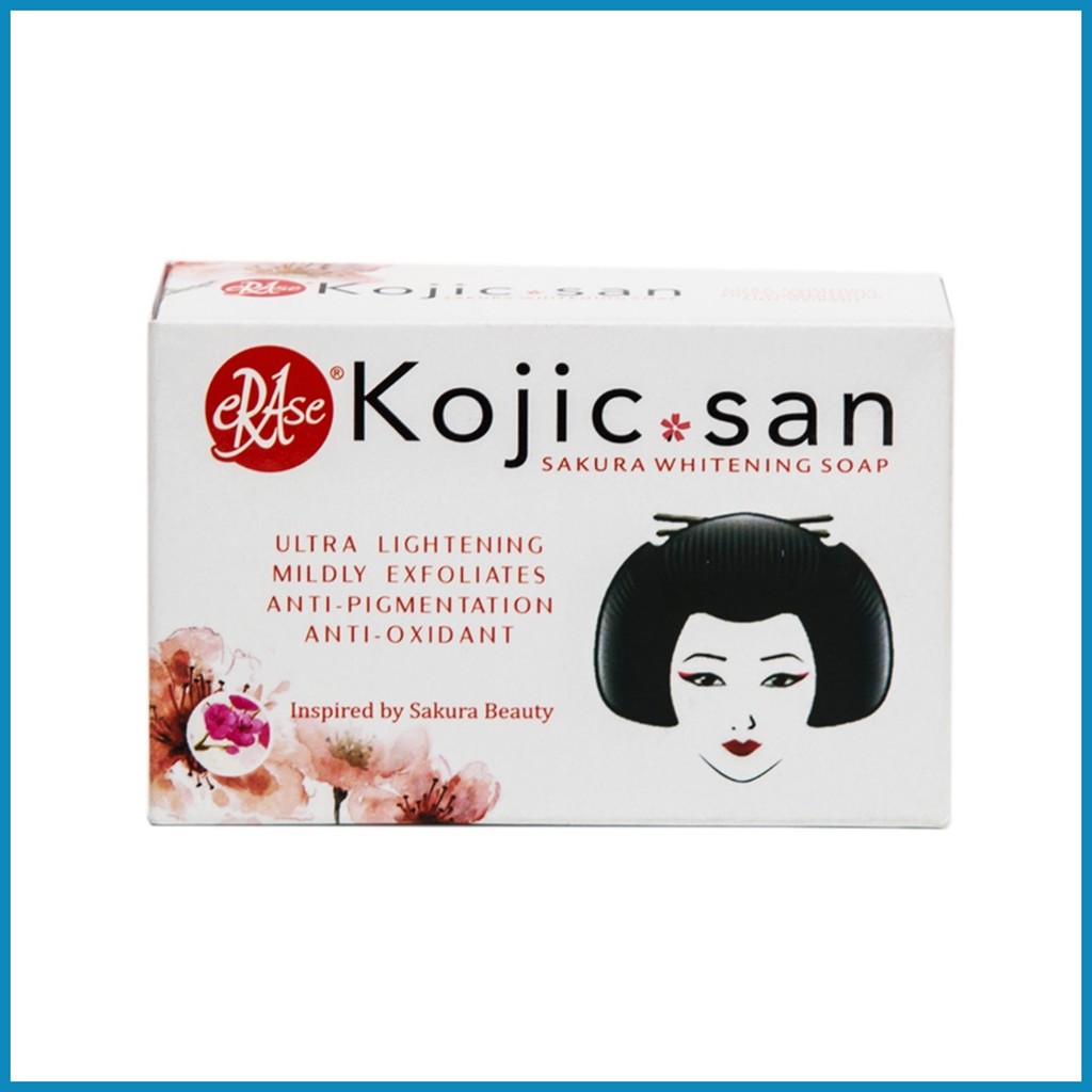 Erase Kojic San Sakura Whitening Soap 90g | Shopee Philippines