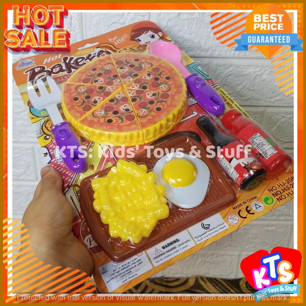 Hot Bakery 1 Whole Pizza Food Toys For Boys and Girls Murang Laruan for ...