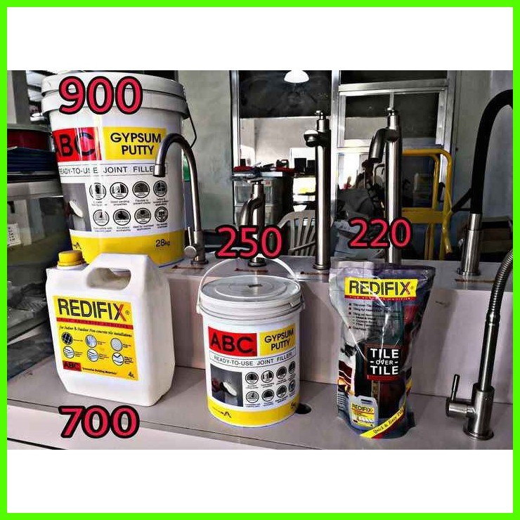 ABC Gypsum Putty 5kg, Ready to use joint filler | Shopee Philippines