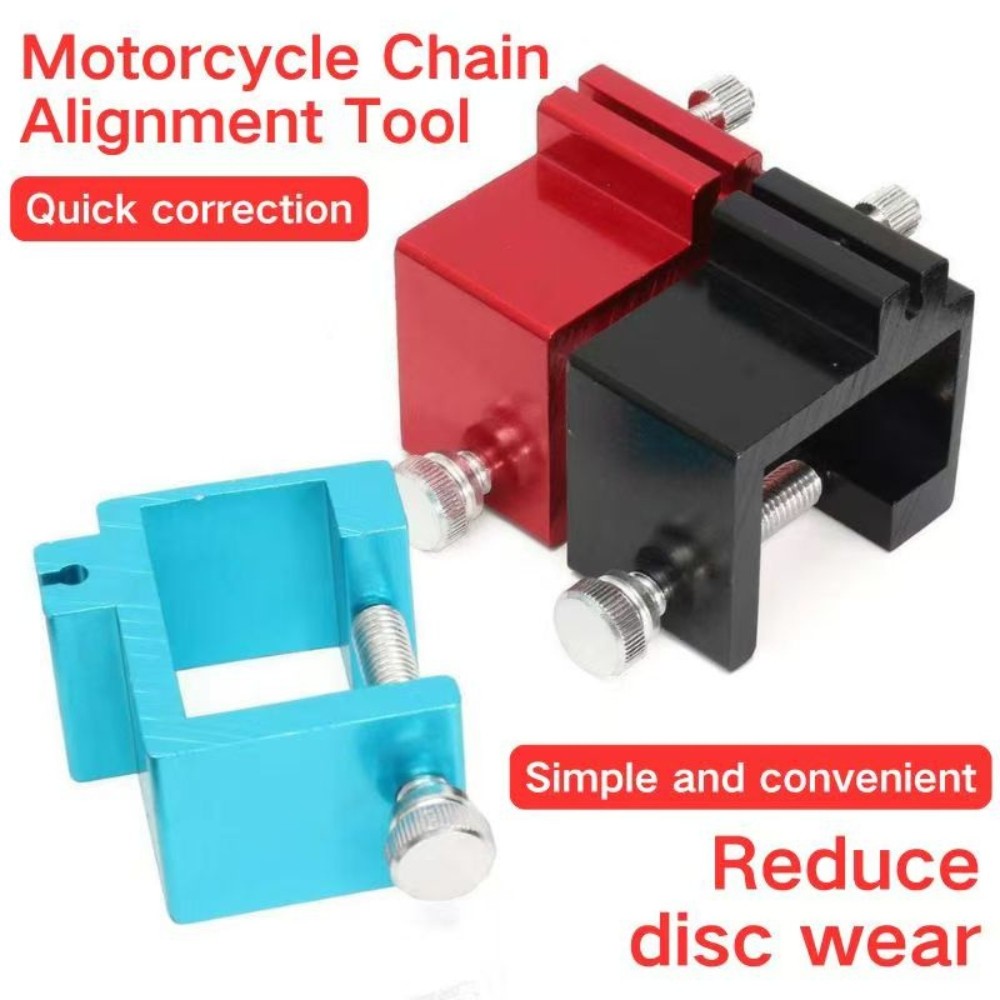 Motorcycle Chain Alignment Tool - For Up To 28mm Chains - Sprocket ...