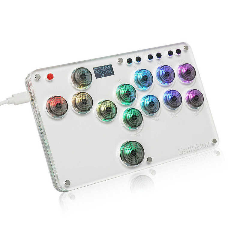 Sallybox SOCD Flatbox Pc/Android WASD Hitbox Keyboard Fighting Stick ...