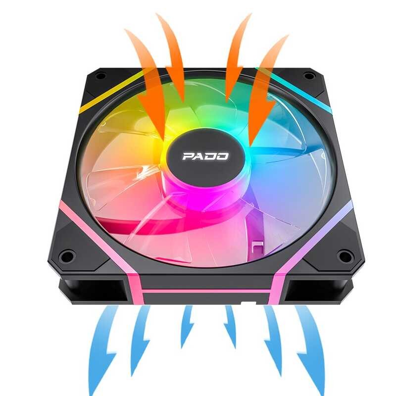 Pado Aigo G12 Computer Case Venha PC 120mm Rgb Kit Water Cooler 4pin ...