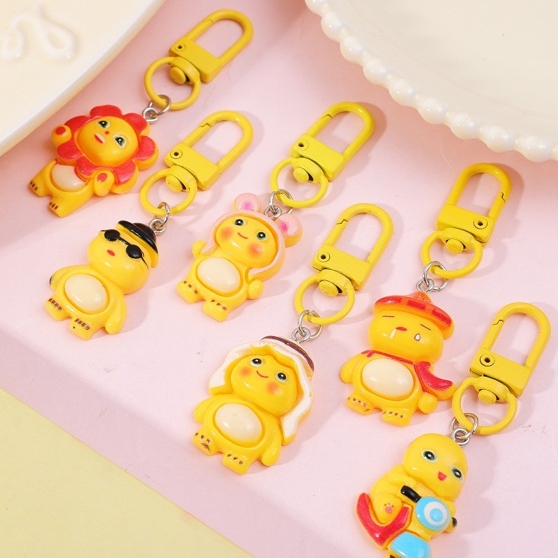 Keychain - Funny Charm Gift - Cartoon Anime NaiLong Pendant - Cute ...