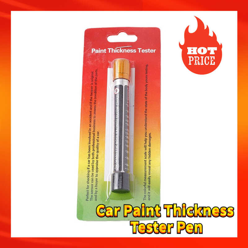 Pen Thickness With Magnetic Tip Scale Indior Portable Car Paint Coating ...