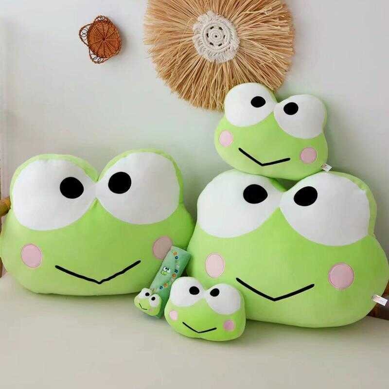 Kawaii Sanrio Kero Keroppi Plush Toy Doll Animals Frog Cartoon Pillow ...