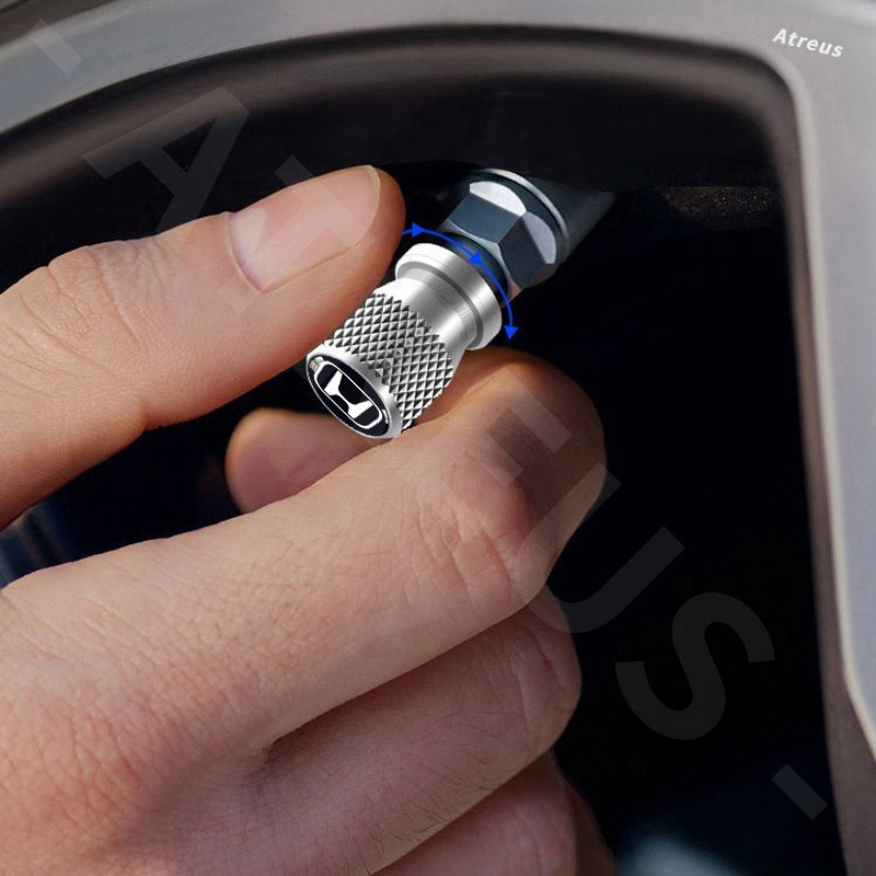 2/4PCS GAC Car Tire Valve Cap Wheel Stem Air Cover Metal Dust-proof ...