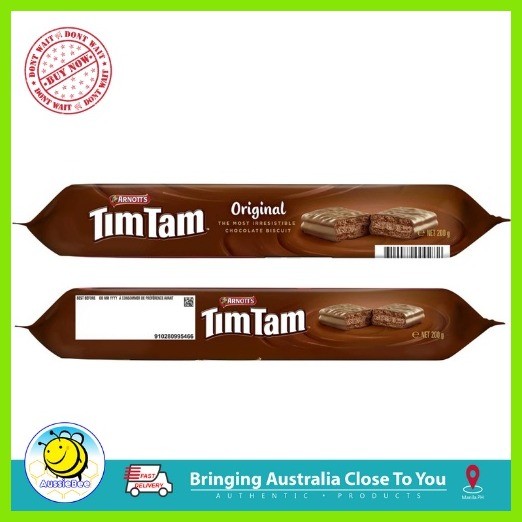 ۩ Arnott's Tim Tam Original Chocolate Biscuits 200g (OCT 2024) | Shopee ...