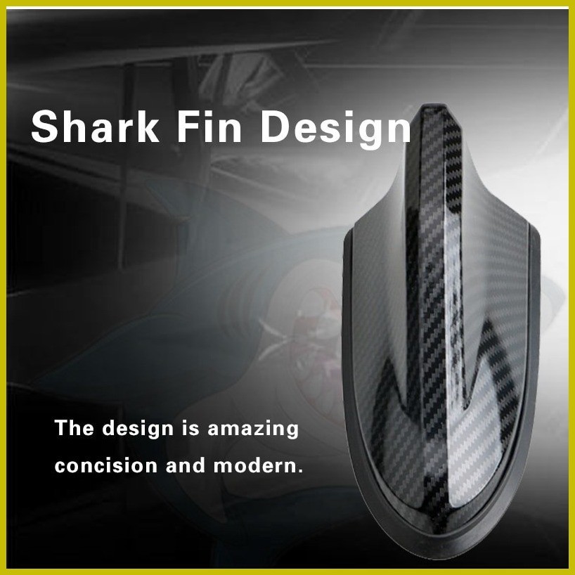 ⊕ Universal Car Shark Fin Small Car Antenna Gen2 with Rubber Cover Aero ...