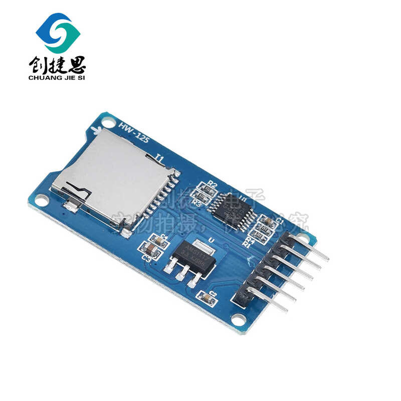 Micro SD card module with level conversion chip SPI interface TF card ...