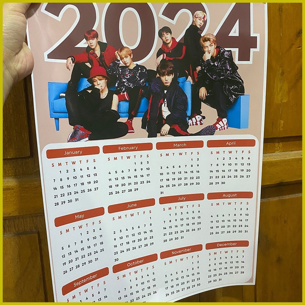 Personalised Calendar 2024 - Aesthetic Calendars | Shopee Philippines