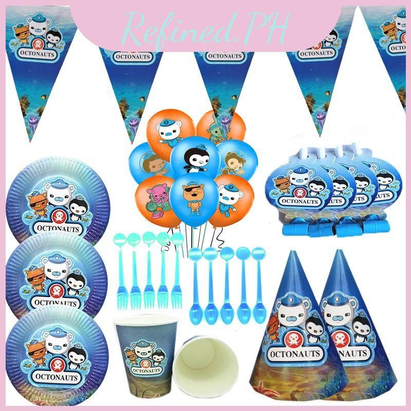 Octonauts Kids Birthday Party Supplies Decor Balloon Cup Plate Banner ...