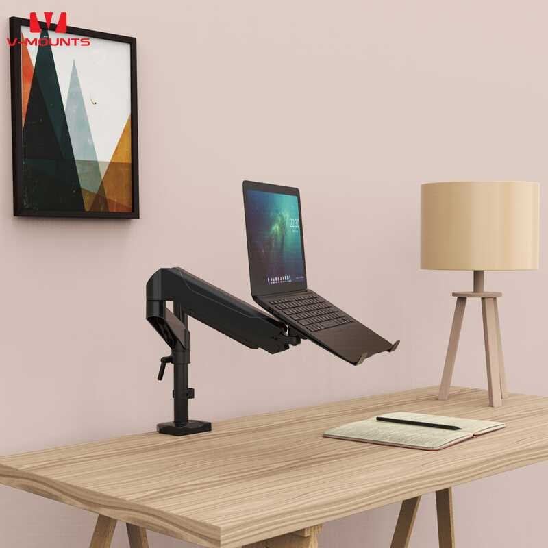V-Mounts Office Furniture Solid Steel Laptop Computer Holder With Vesa ...