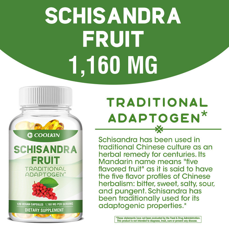 COOLKIN Schisandra Fruit Supplement - Tradisyunal na Adaptogen, Liver ...