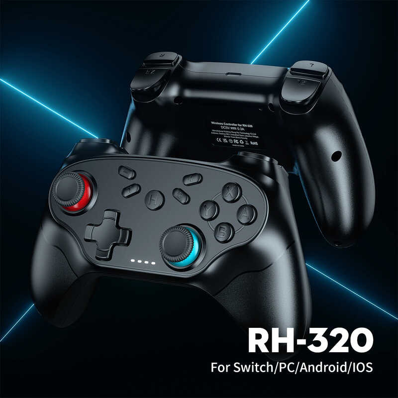 For Gamepads Switch/Ios/Android Bluetooth Wireless Turbo Game ...