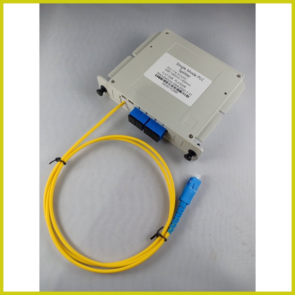 FTTH 1x4 SPLITTER (PLC/Cassette/ with Pigtail) | Shopee Philippines
