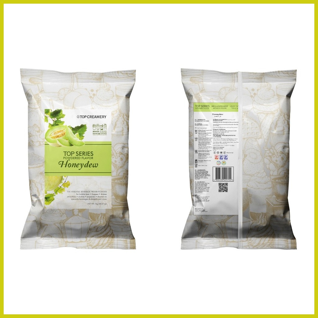 100% ℗ TOP Creamery Top Series Honey Dew Powdered Flavor Beverage ...
