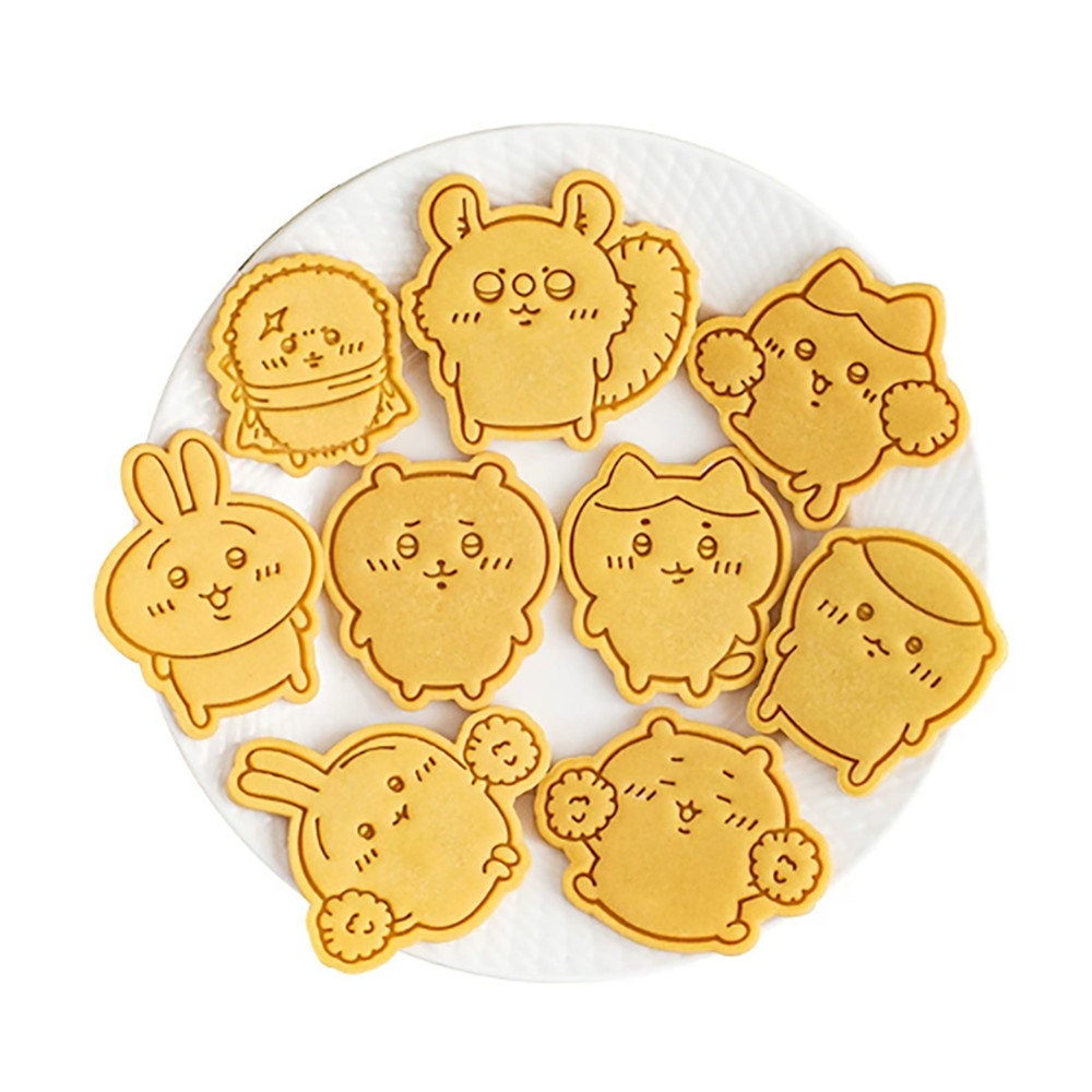 Cartoon Chiikawa Cookie Mold DIY Stampcookie Cutters Baking Accessories ...