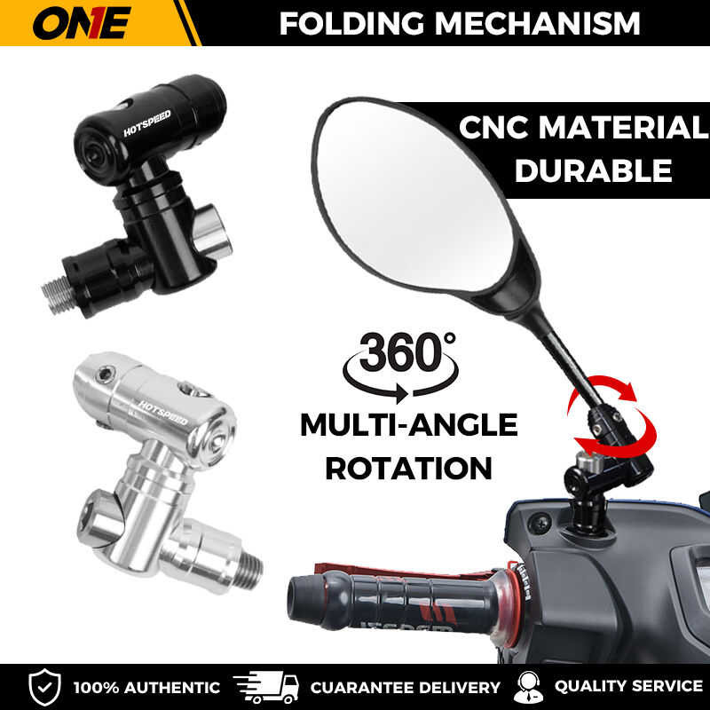 CNC Side Mirror Folding Mechanism For Motorcycle 360 Degree Glass Leg ...