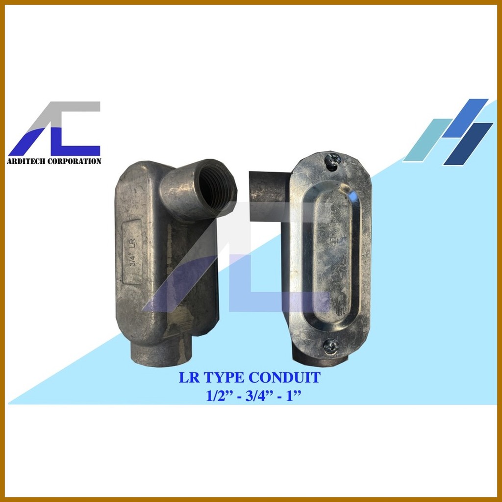 CONDUIT BODY with cover 1/2" - 3/4" - 1" | LB LL LR C T Conduit | per ...