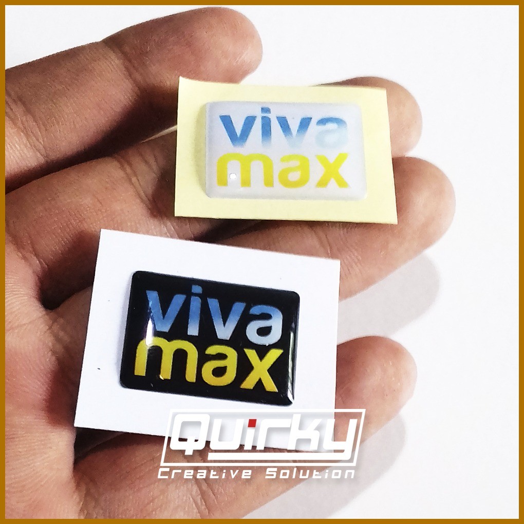 VIVAMAX Flexible Sticker Emblem Water Proof | Shopee Philippines