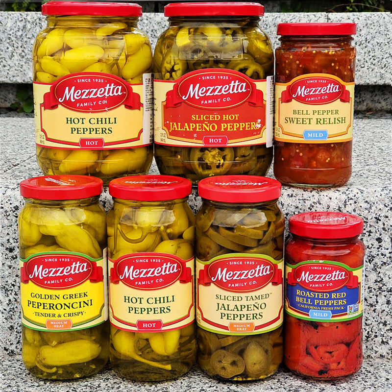 Spicy Mexican Chili Balls, Whole Sour Canned Chili, MEZZETTA JALAPENO ...