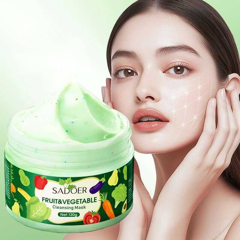 Whitening Original Restoration SADOER Vegetables Fruits Face Mask Mud Moisturizing Blackhead ...