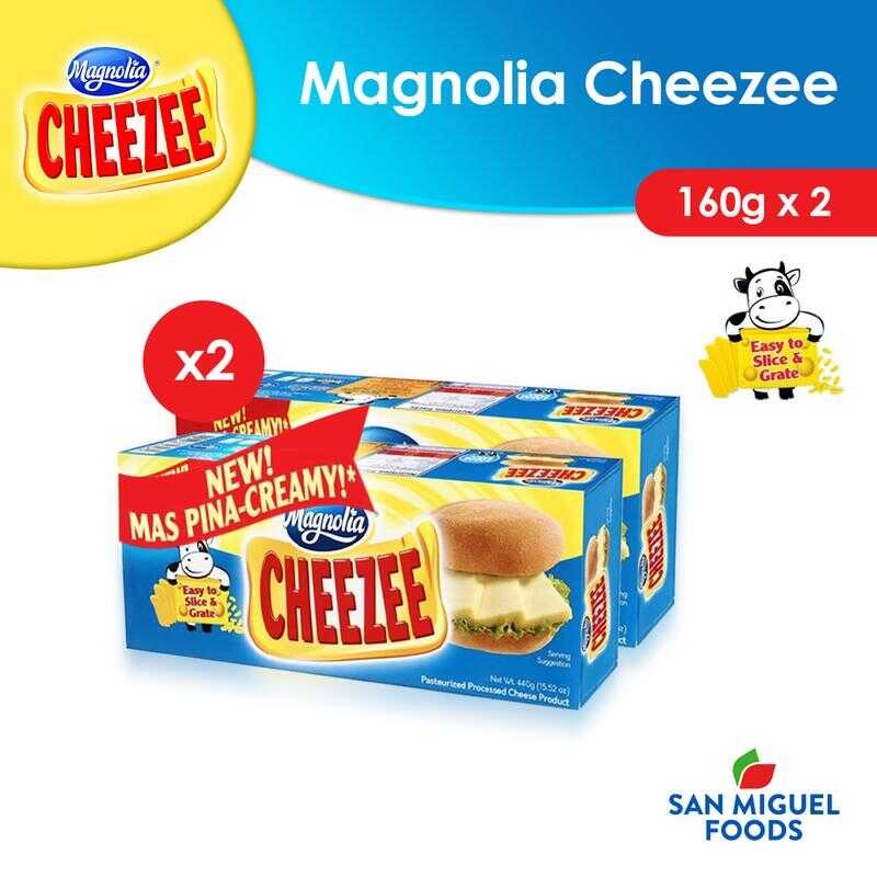 MAGNOLIA Cheezee Regular 160G Processed Cheese With Vitamins And Zinc ...