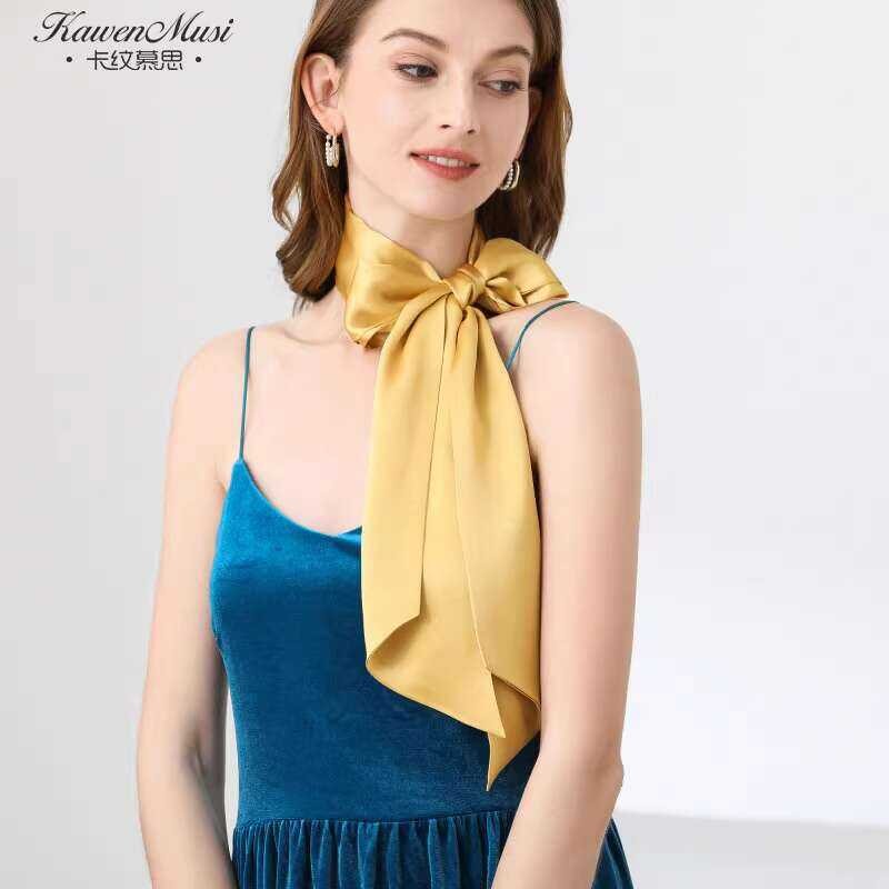 Tt Tt Silk Manipis Makitid Mahabang Iskarla, Tsarla Belt Waist, Matatag ...