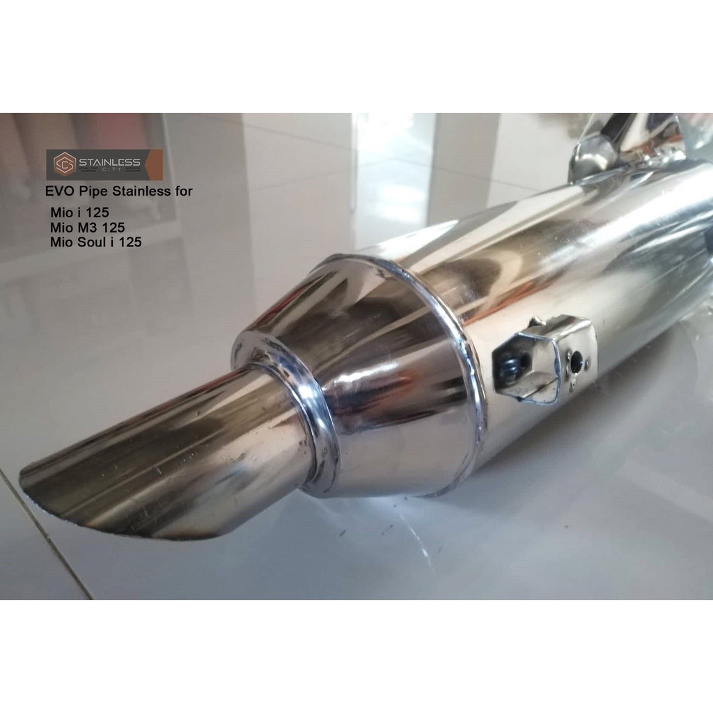 EVO Pipe for Mio i 125, Mio M3, Mio Soul I 125 Brandnew stainless ...