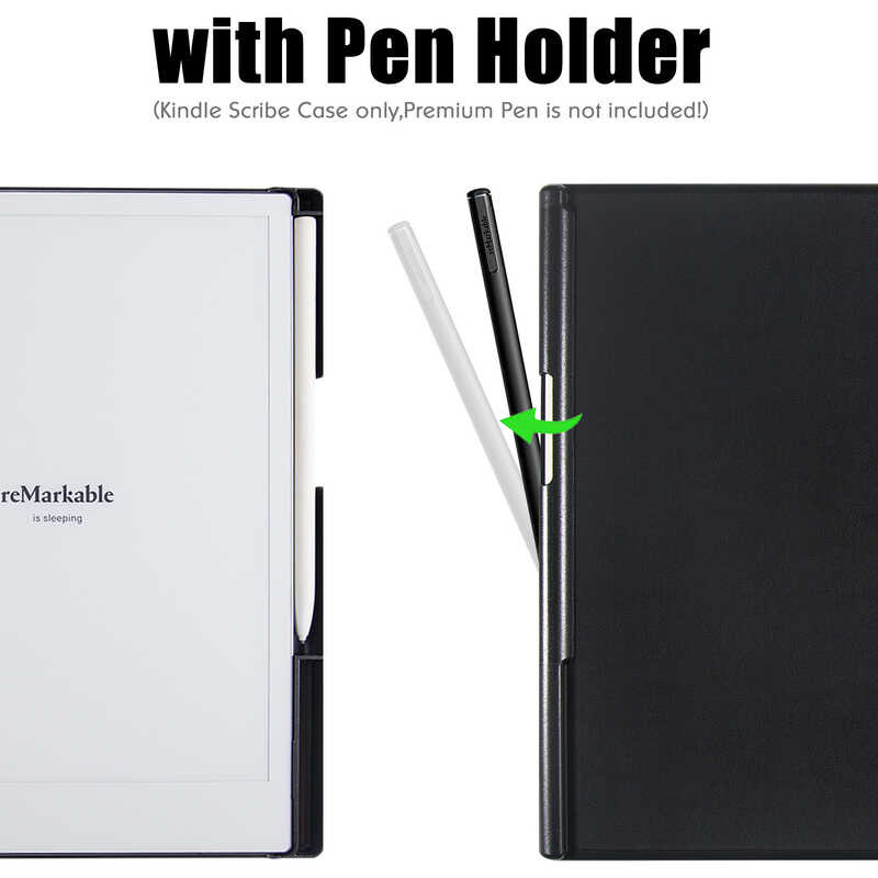 Case Slim for Remarkable 2 Tablet - Premium PU Leather Folio Cover with ...