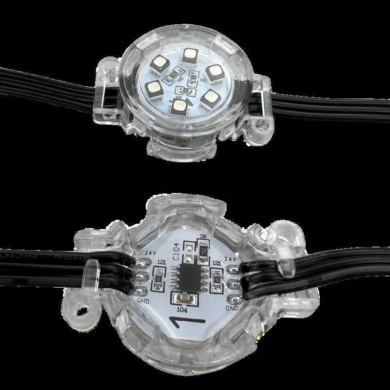 Pixel/String 20 30Mm 24V Ws2811 LED Addressable RGB Pixel Module Ip68 ...