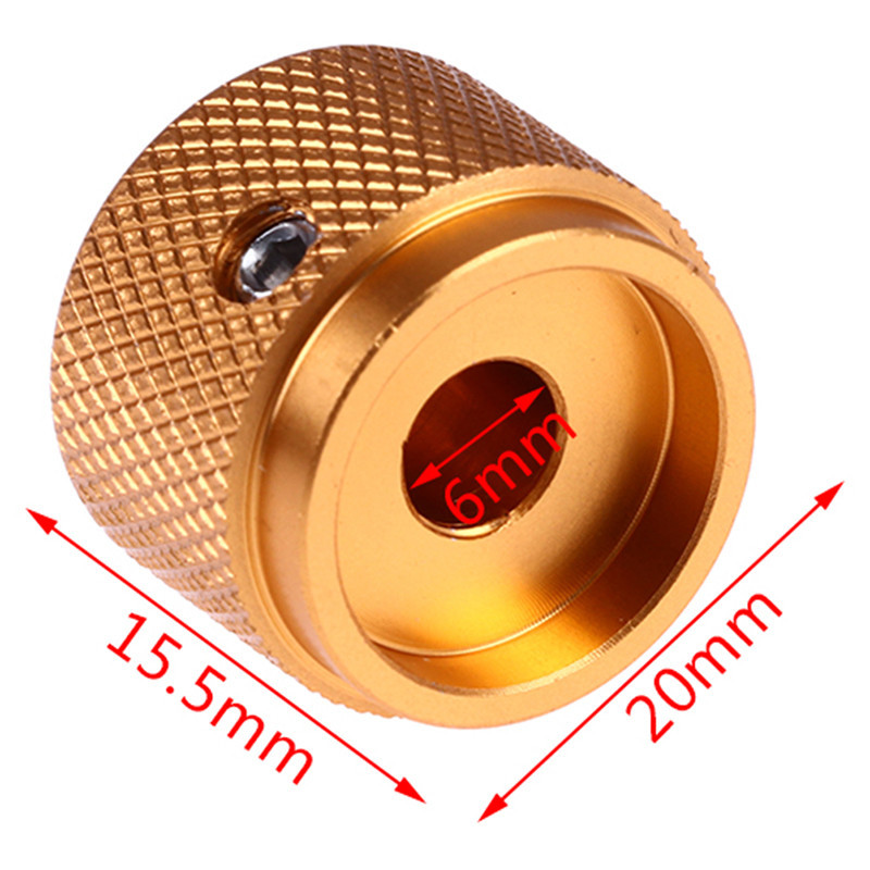 Solid Metal Aluminum Knob Audio Amplifier Volume Control Button Knob ...