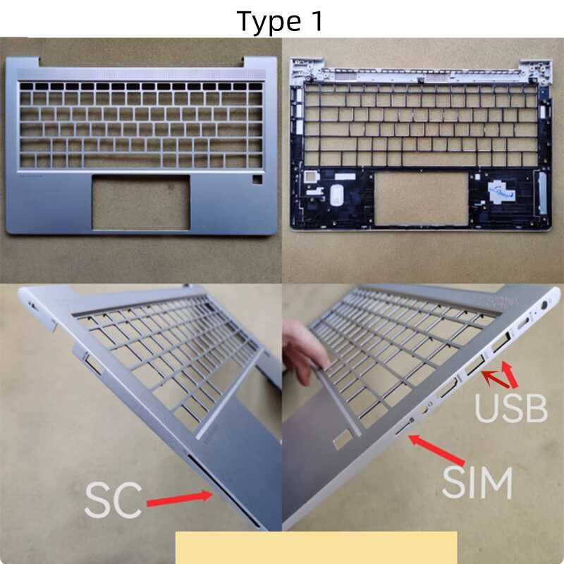 Laptop New Palmrest Upper Keyboard Top Case For Hp Probook 440 G8 G9 ...