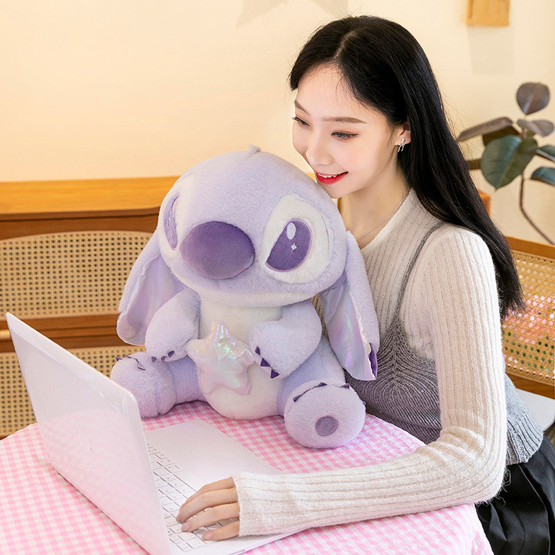 Lilo Soft Stitch Plush Toy Lovable Star Embracing Stitch Doll Perfect ...