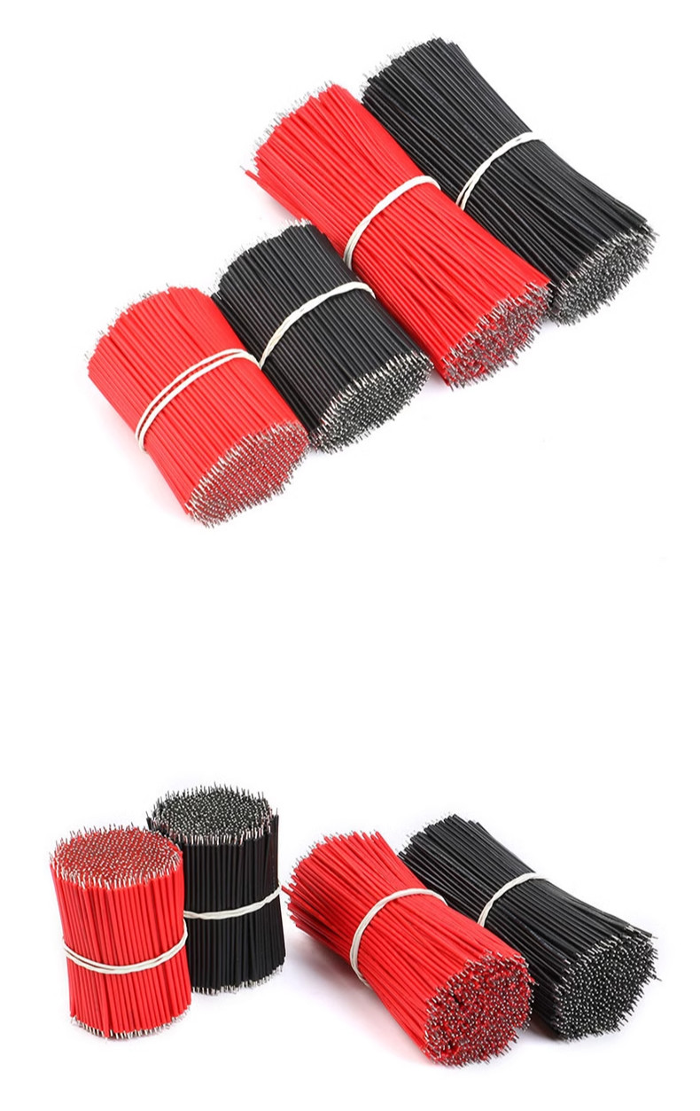 100/50Pcs Tin-Plated PCB Solder Cable 22AWG 6/10/20cm Jumper Wire Cable ...