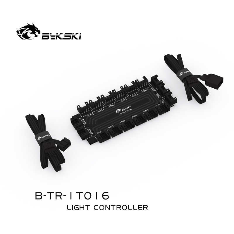 Bykski A-RGB Hub / Splitter 1 to 16 Convertor Expand Ports / Header ...