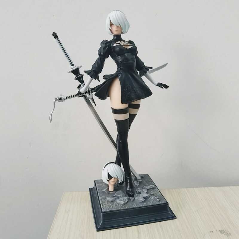 CM 16 Nier Automata Yorha No. 2 Type B Figma 2B Lifeform Kaine Nier PVC ...