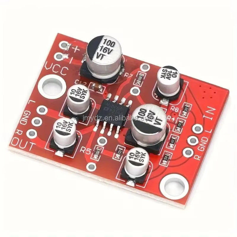 Ad828/Tda1308 Op Amp Preamplifier Board, Audio Amplification Module ...