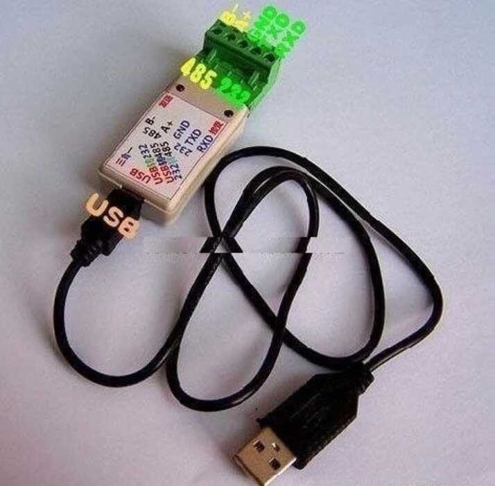 in1 3 RS485 USB RS232 / 232 TO 485 converter adapter ch340 W/LED for ...