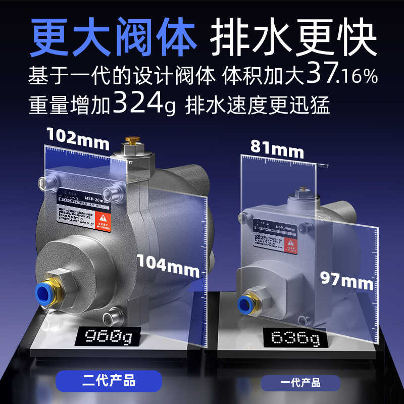 Air Compressor Automatic Drain, Air Storage Tank Drain Valve, Air ...