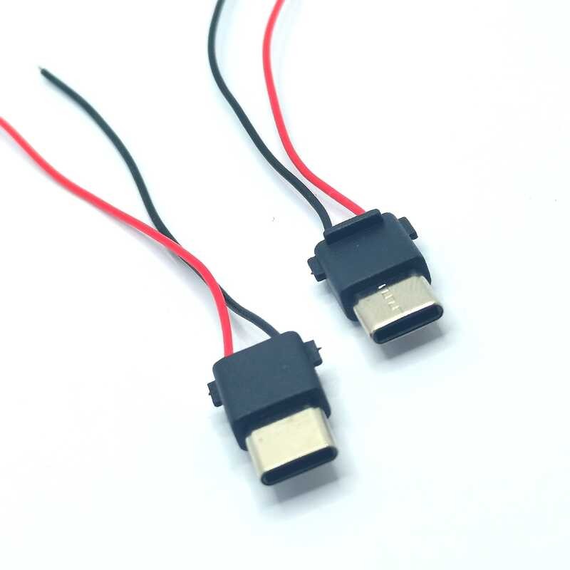 TYPE-C2P soldering wire male head injection molding charging male head ...