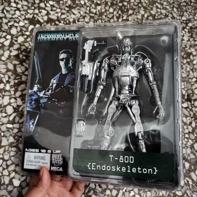 The Terminator T-800 Action Figure Endoskeleton Toy Collectable Model ...
