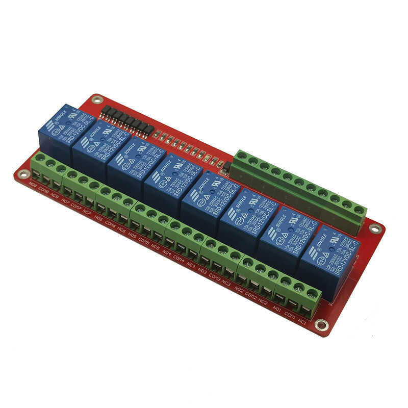 8-way relay module/bidirectional optocoupler/high/level trigger/dual ...