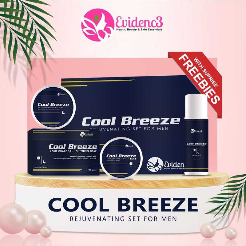 EVIDENCE COOL BREEZE REJUVENATING SET FOR Men/Takes Care Of Oily Skin ...