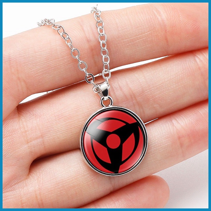 New Anime Naruto Sharingan Necklace For Men Chain Jewelry Accessories ...