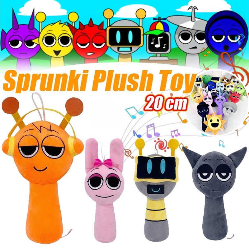 20Cm Sprunki Plush Toy Stuffed Doll Bag Pendant For Kids Rhythm Box ...