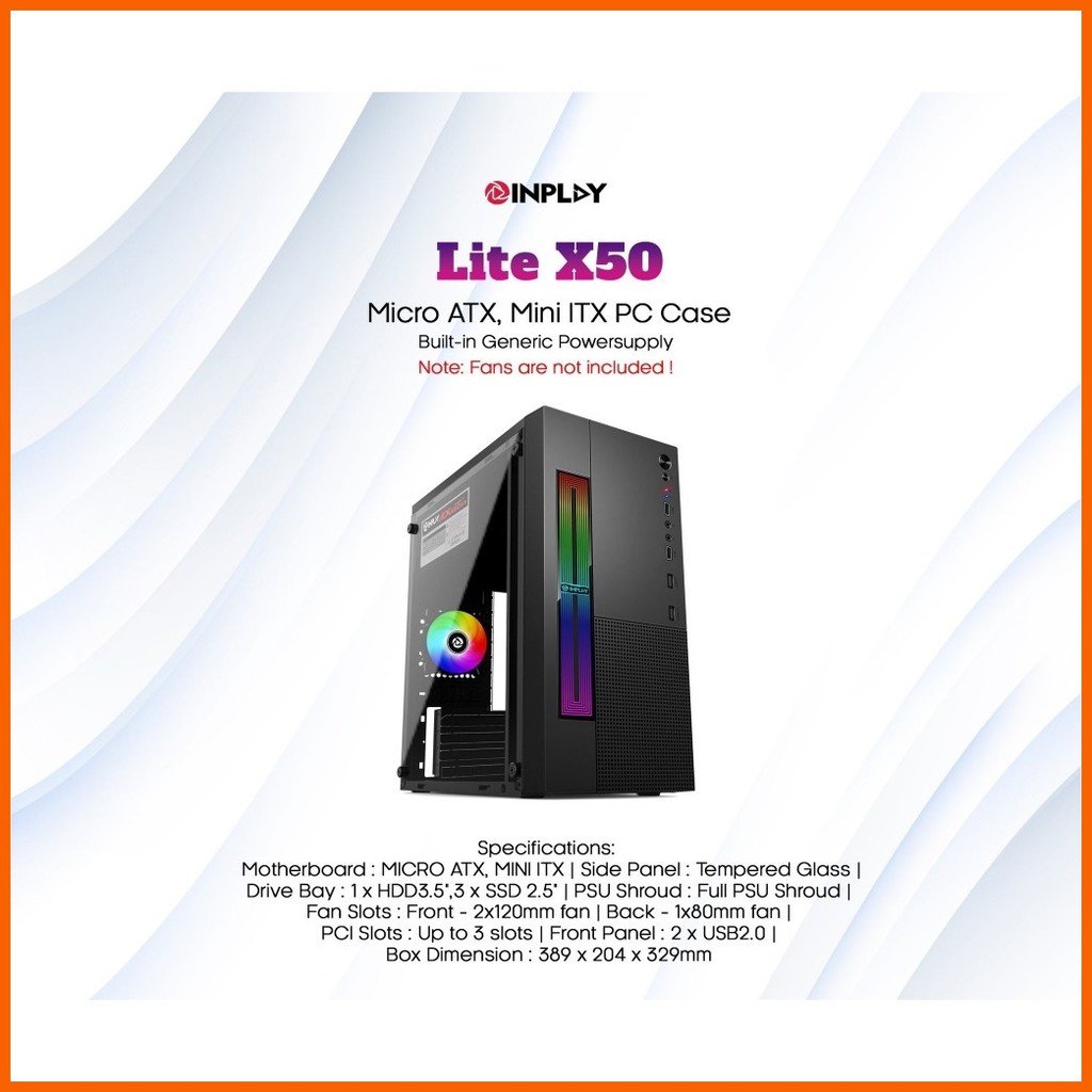 ∩ ┏ INPLAY LITE X9 / X50 CPU case PC case computer Case Desktop Case M ...