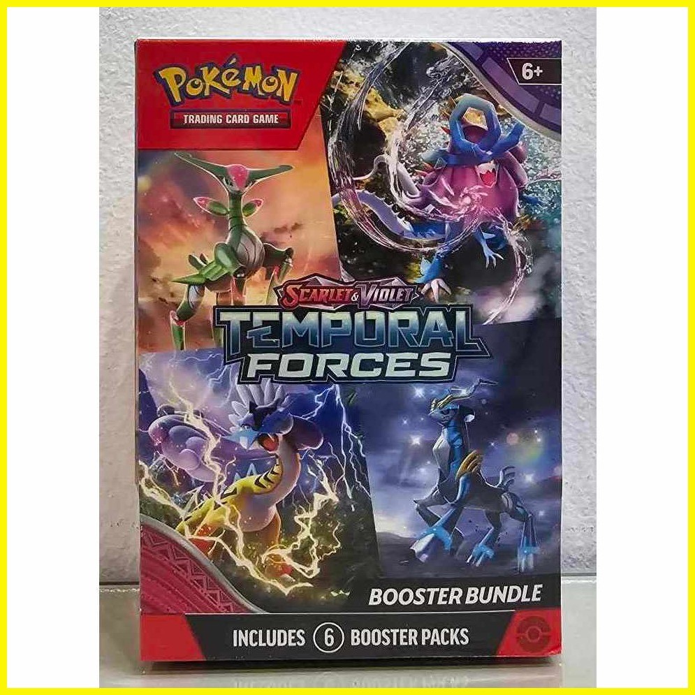 ♠ Pokemon TCG Scarlet & Violet Temporal Forces Booster Bundle (6 Packs ...