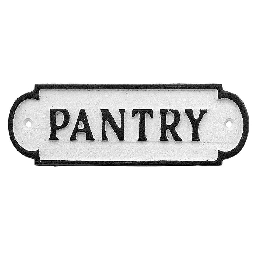 LEVERT Cast Sign Laundry Pantry Room Decorative Iron Shabby Chic French ...